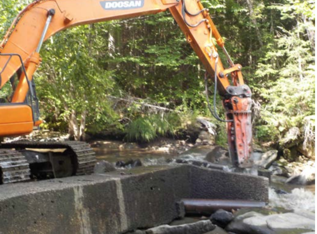 Cold Brook Dam, Wilmington (2018) – Free VT Rivers